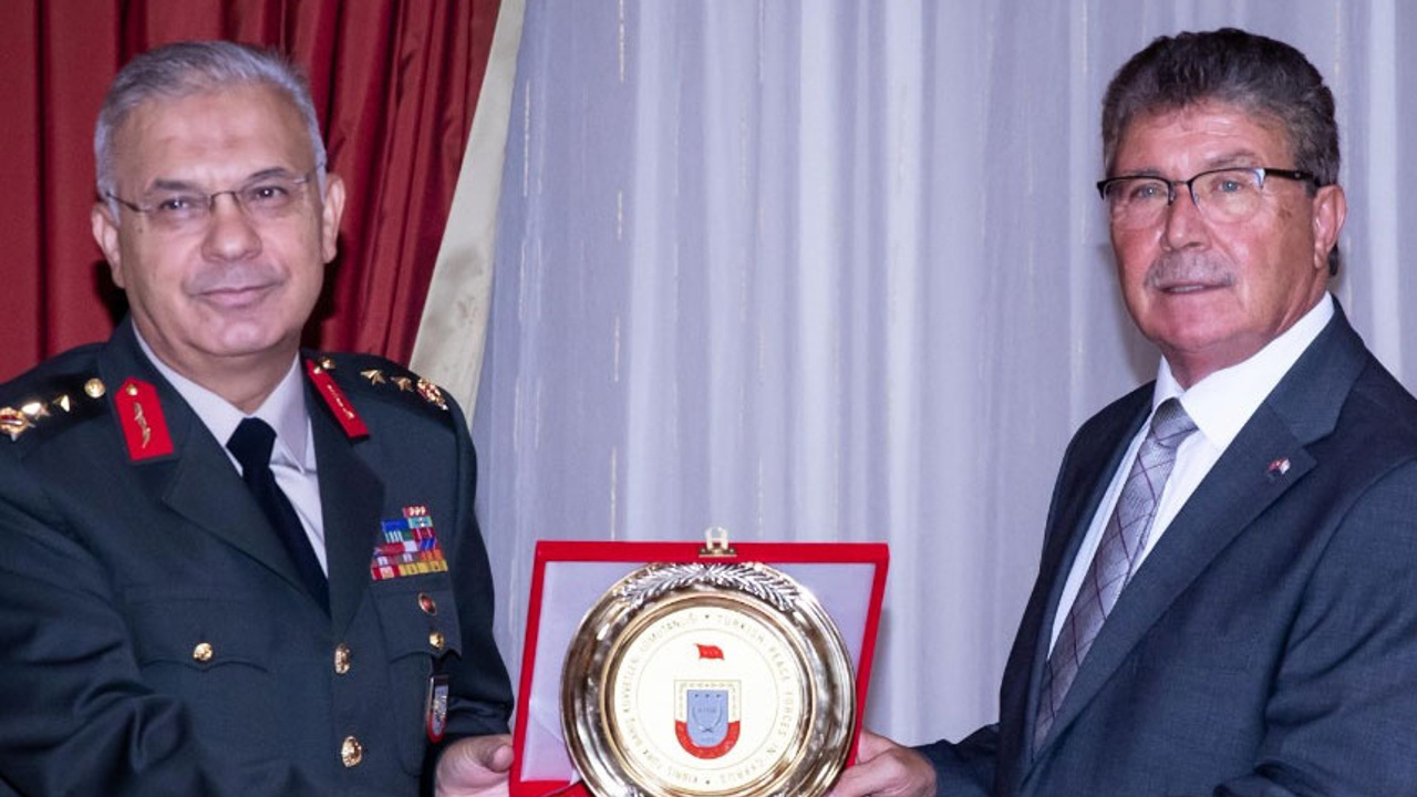 Üstel, yeni KTBK Tümgeneral Kılınç’ı kabul etti