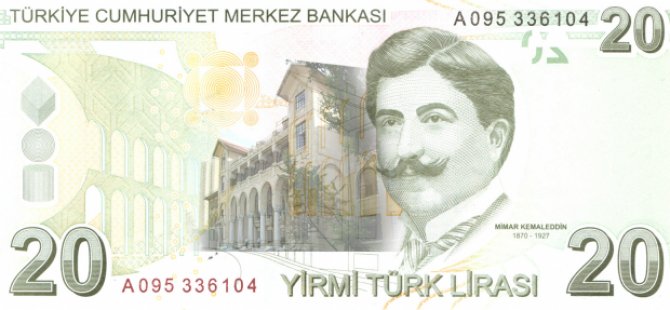 Yeni 20 TL'lik Banknotlar Tedavüle Girdi