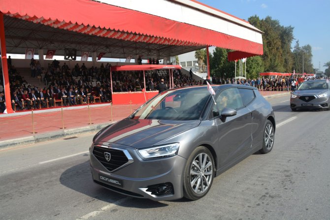 KKTC’nin 39’uncu kuruluş yıl dönümü kutlamalarında, ülkenin milli ...